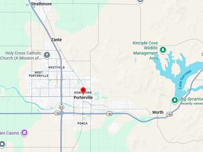 16. porterville map