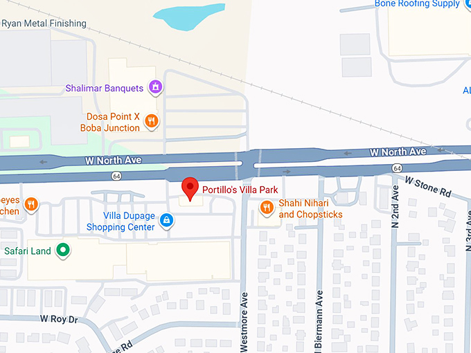 16. portillo's villa park map