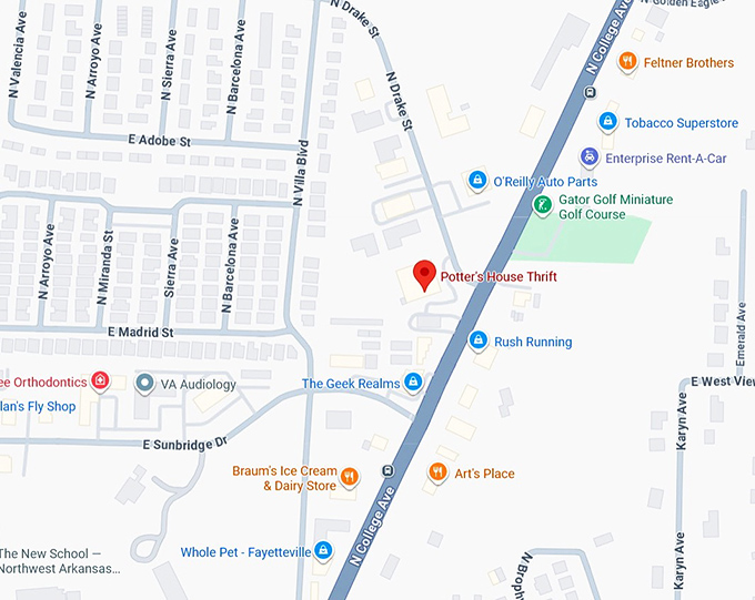 16. potter&rsquo;s house thrift store map