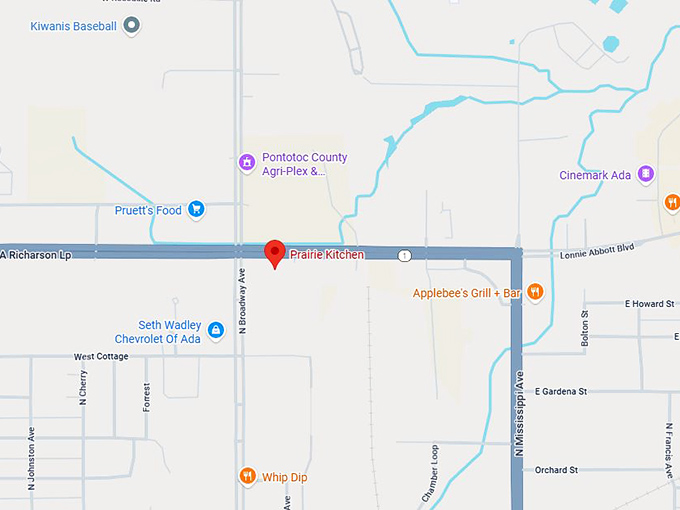 16. prairie kitchen map