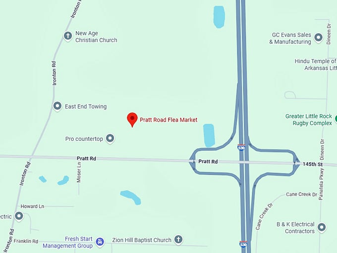 16. pratt road flea market map