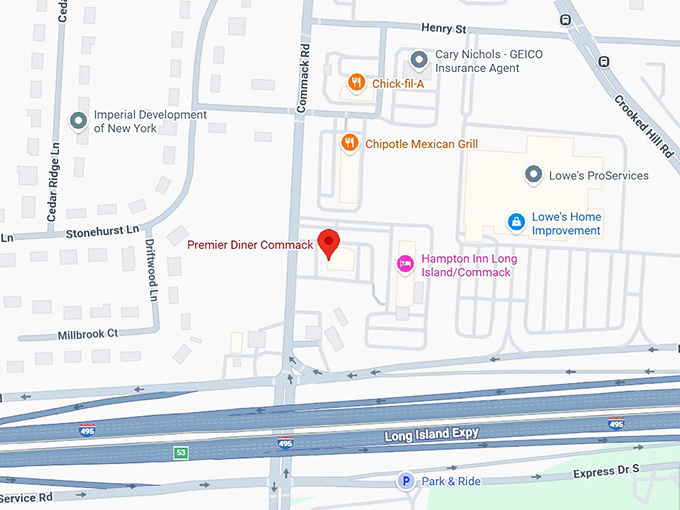 16. premier diner map