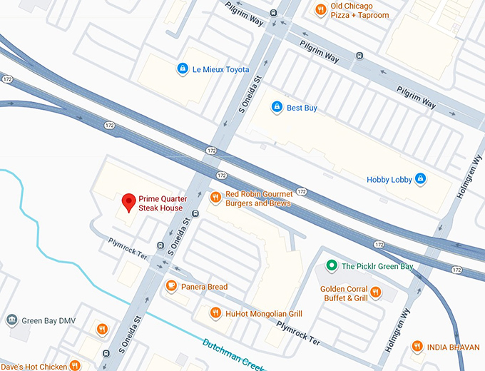 16. prime quarter steak house map