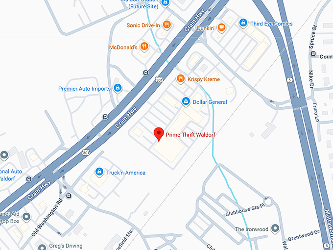 16. prime thrift waldorf map