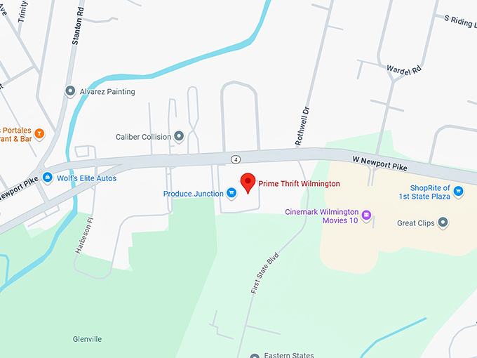 prime thrift wilmington map