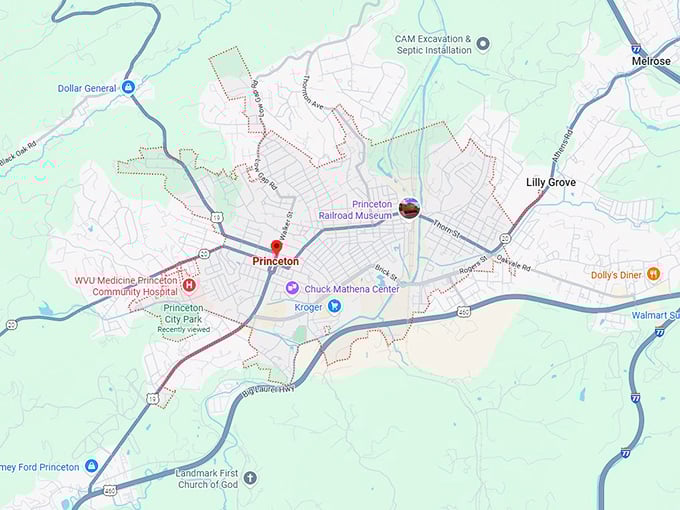 16. princeton wv map