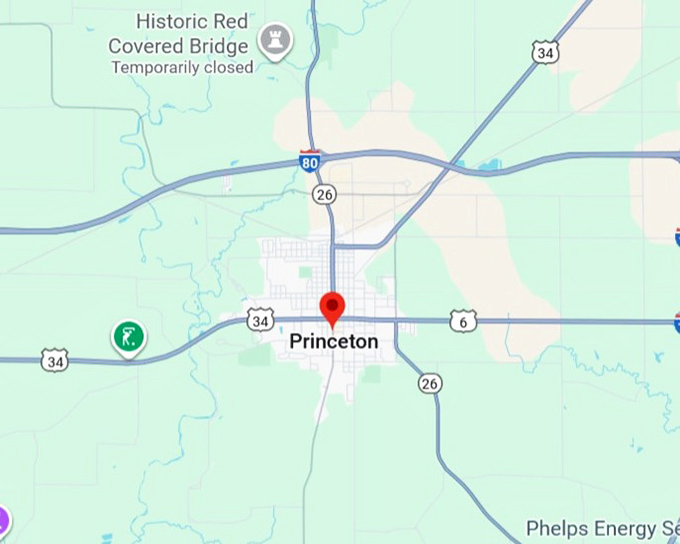 16. princeton map
