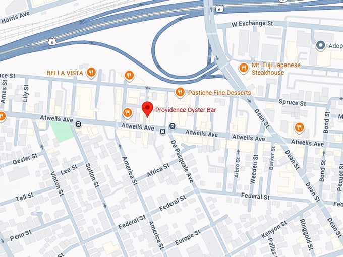 16. providence oyster bar map