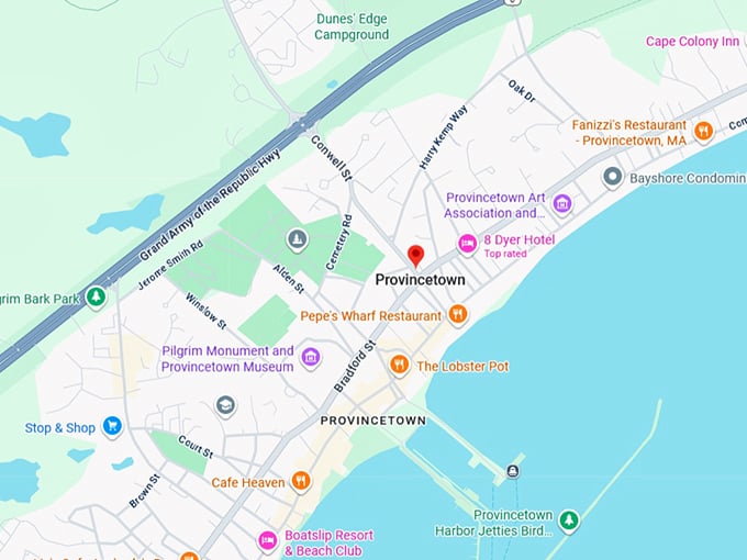 16. provincetown map