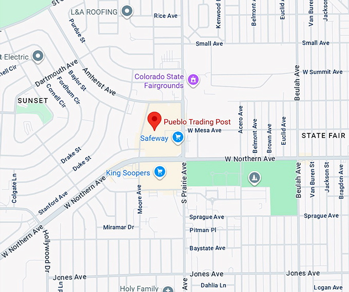 16. pueblo trading post map