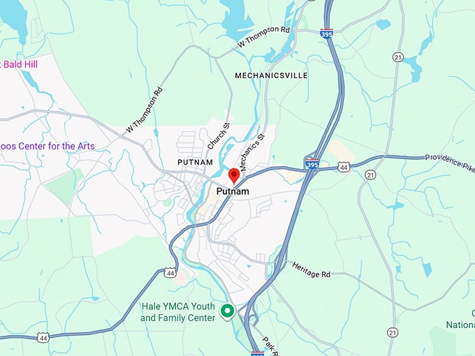16. putnam ct map