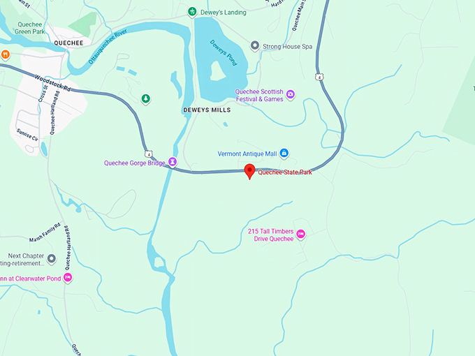 16. quechee state park map