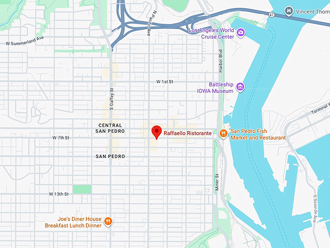 16. raffaello ristorante map