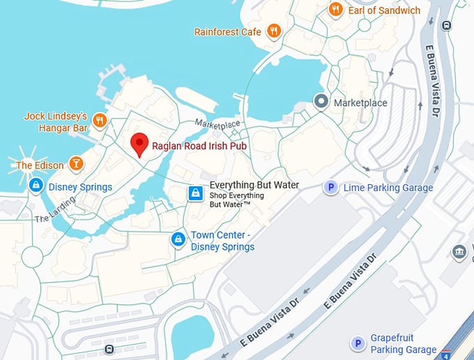 16. raglan road irish pub map