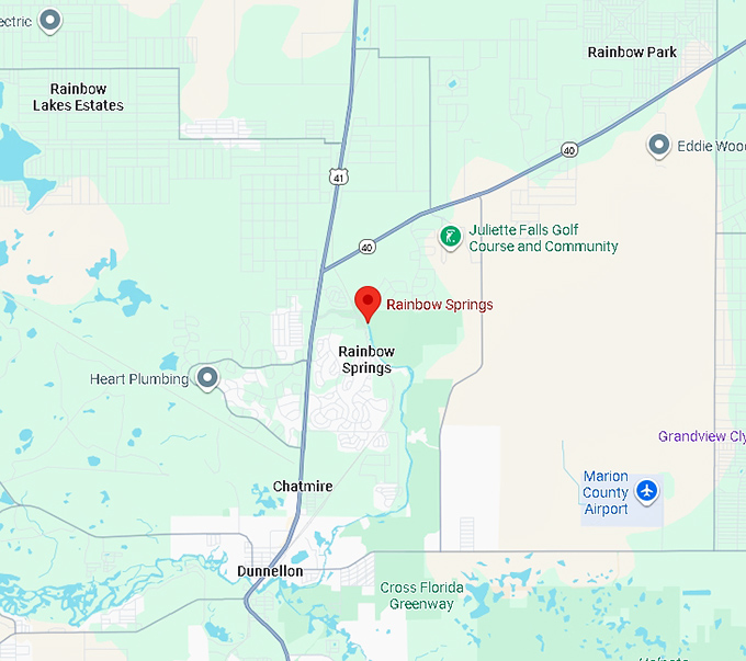 16. rainbow springs map