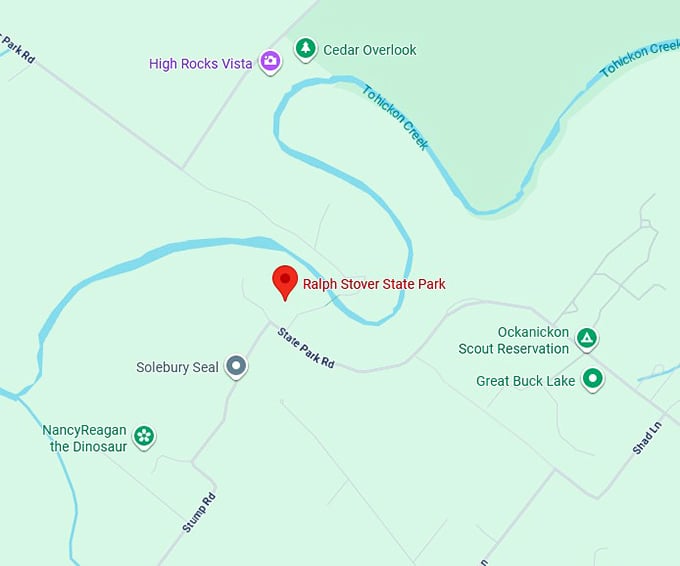 16. ralph stover state park map