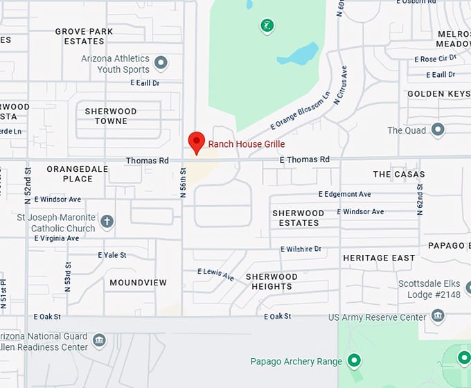 ranch house grille map