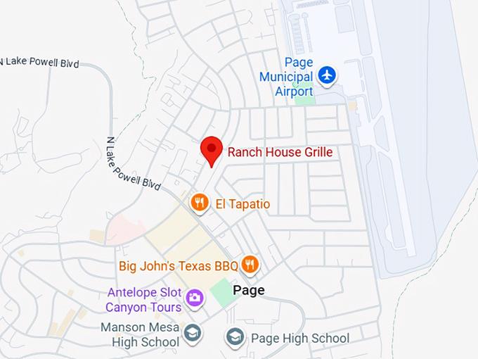 16. ranch house grille map