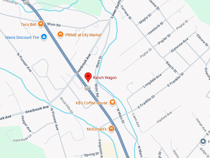 ranch wagon map