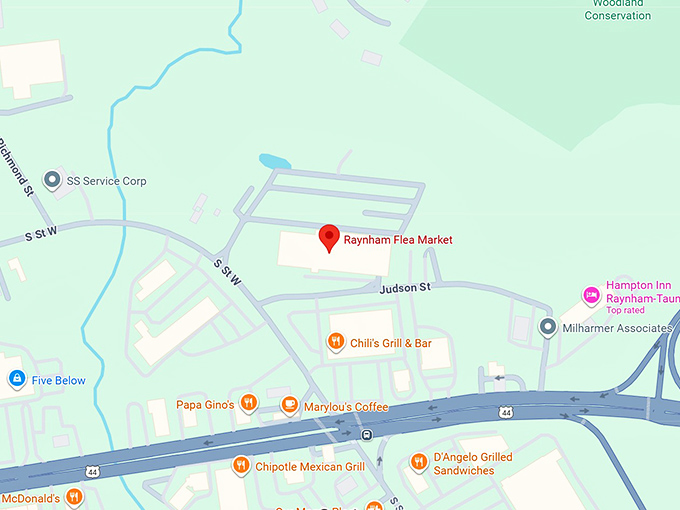 raynham flea market map