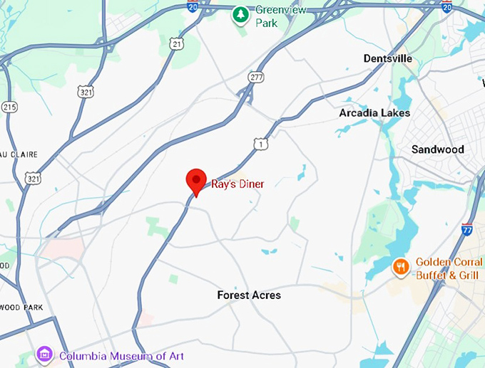 16. ray's diner map