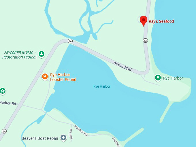 16. ray&rsquo;s seafood map