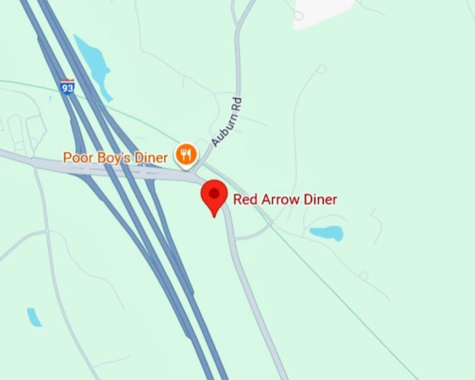 16. red arrow diner map