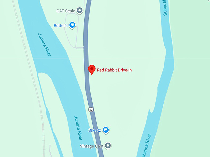 16. red rabbit drive in map