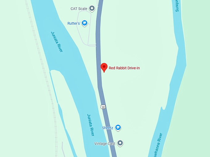 16. red rabbit drive in map