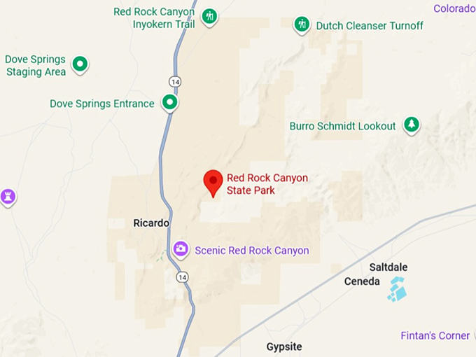 16. red rock canyon state park