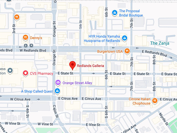 16. redlands galleria map