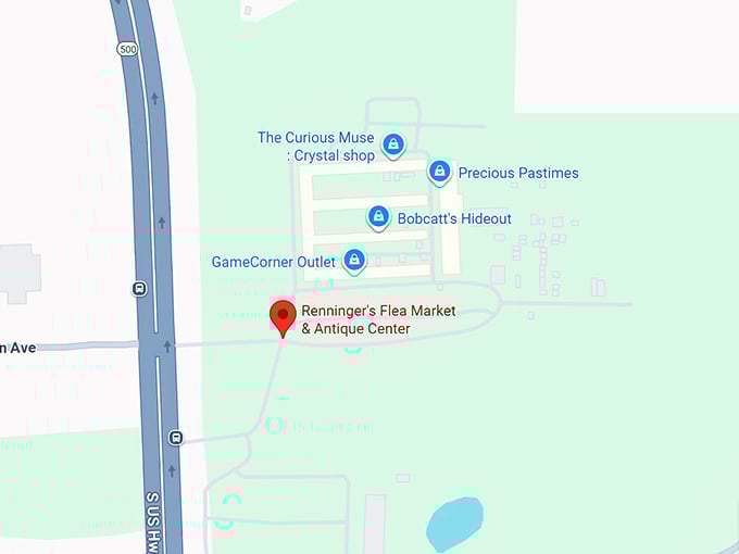 16. renninger's flea market & antique center map
