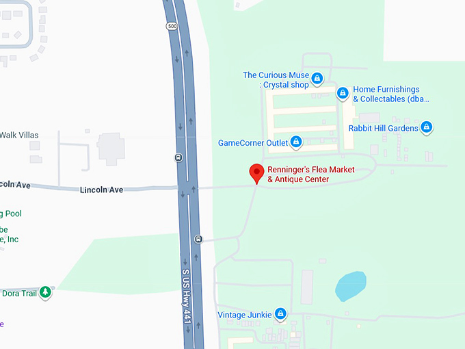 16. renninger's flea market & antique center map