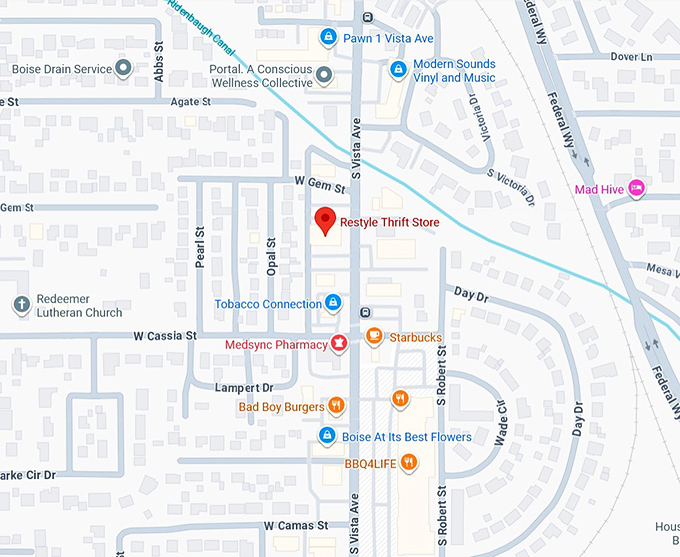 16. restyle thrift store map