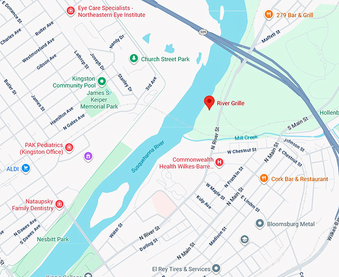 16. river grille map