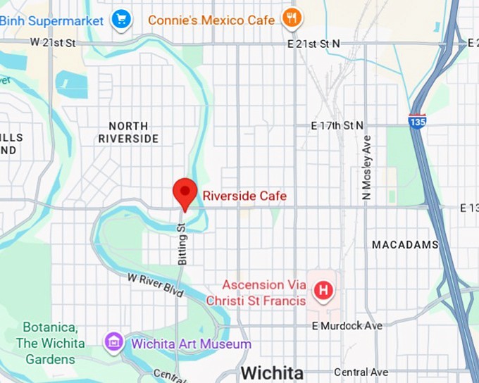 16. riverside caf&eacute; (739 w 13th st n) map