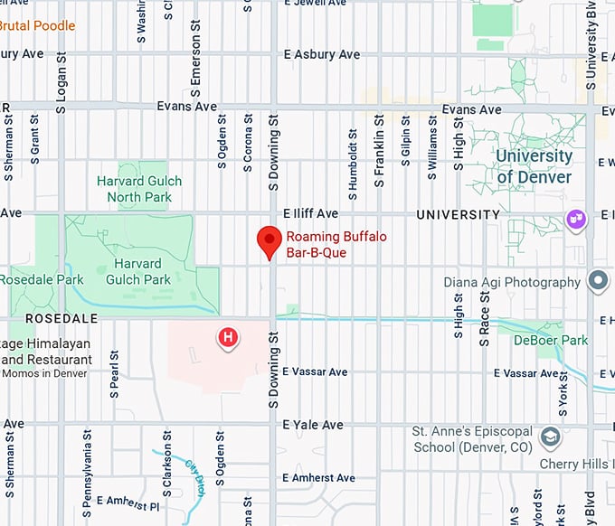 16. roaming buffalo bar b que map