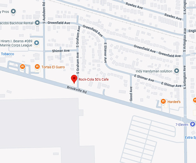 16. rock cola 50&rsquo;s café map