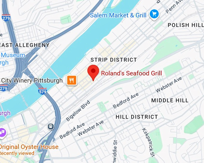 roland's seafood grill map