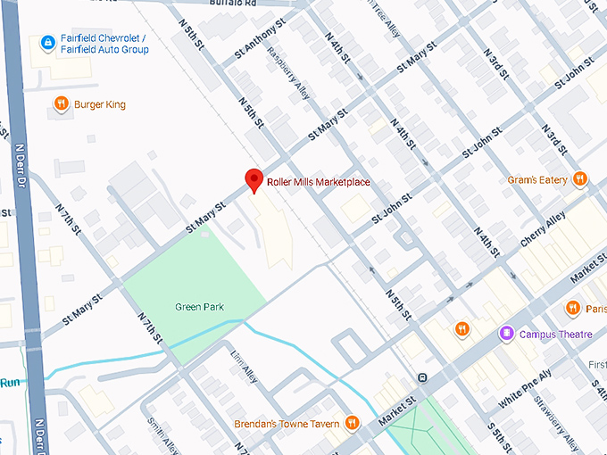 16. roller mills marketplace map