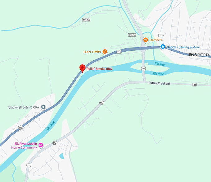 16. rollin smoke bbq map