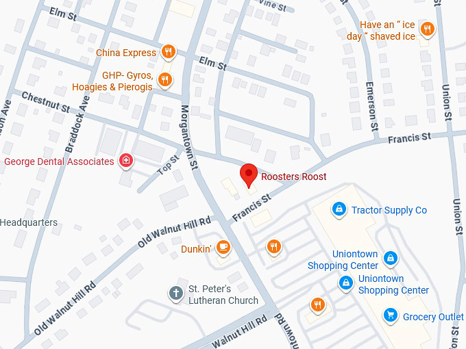 16. roosters roost map