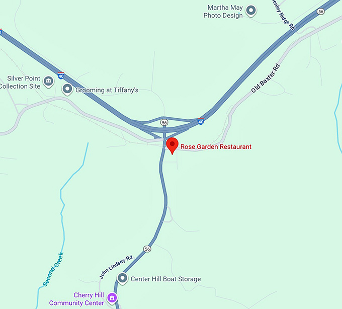 16. rose garden restaurant map