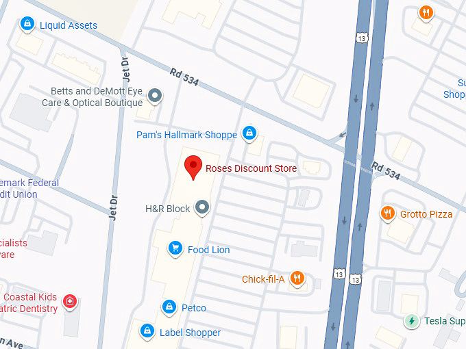 16. roses discount store map