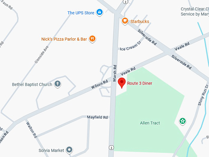 16. route 3 diner map