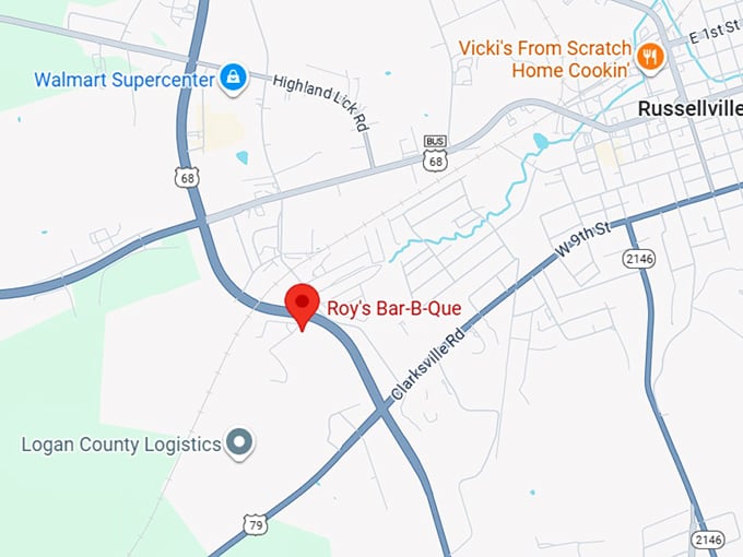 16. roy&rsquo;s bar b que map