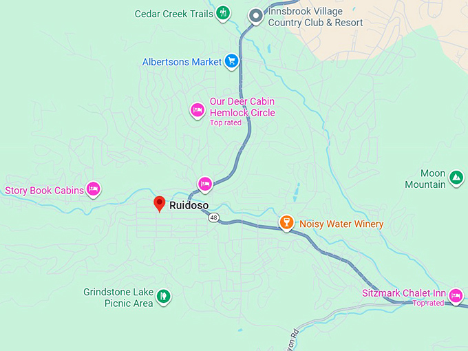 16. ruidoso map