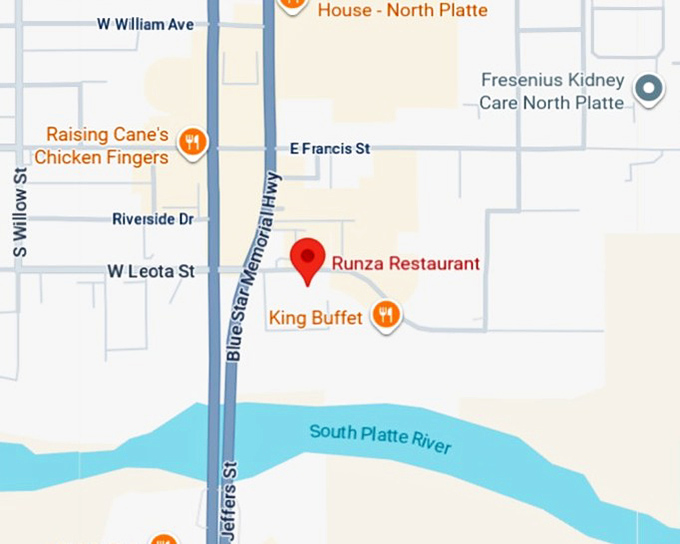 16. runza restaurant 202 e leota st map