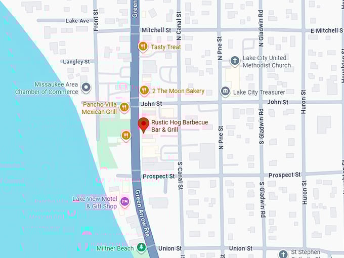 16. rustic hog barbecue bar & grill map