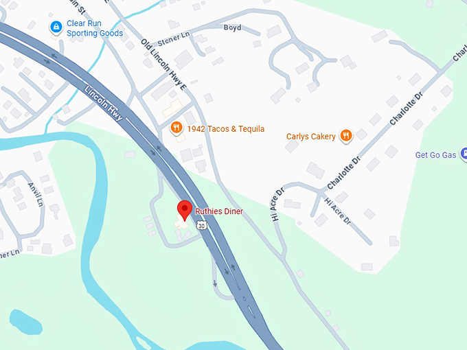 16. ruthies diner map